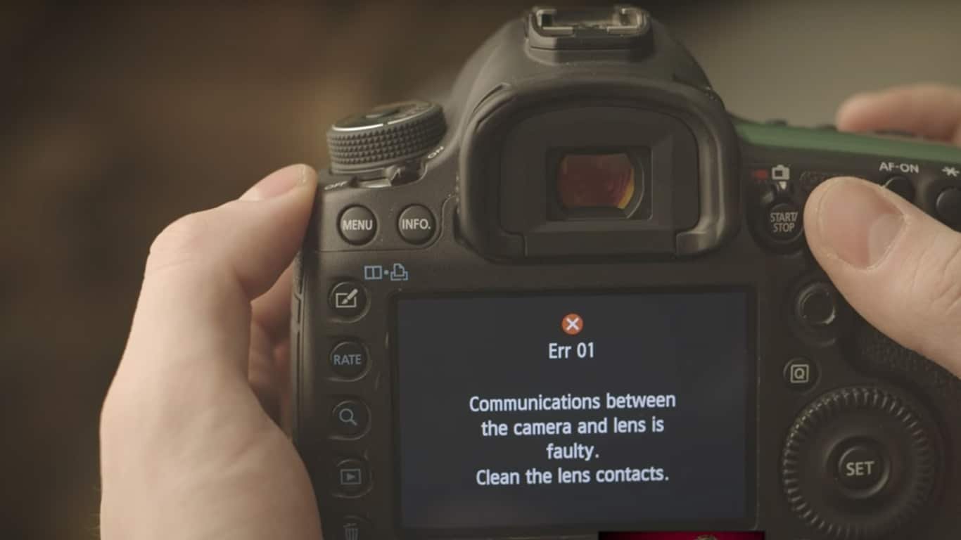 Mengartikan Error 01 pada Kamera DSLR dan Cara Mudah Mengatasinya - High Quaility Second Hand Camera